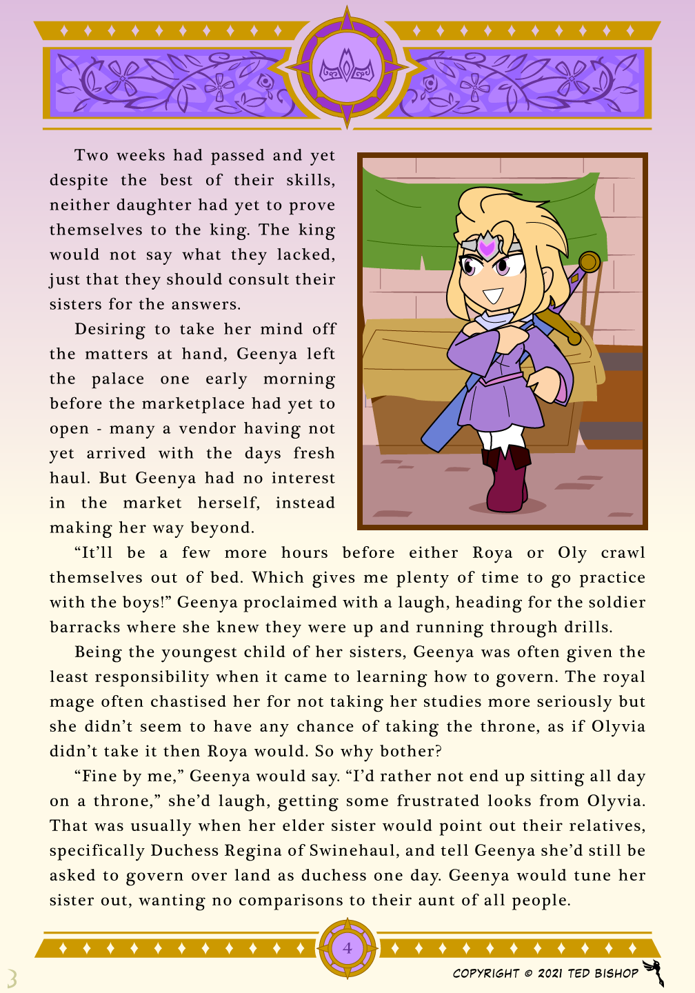 Another Princess Story – Training Geenya – Owl Quill