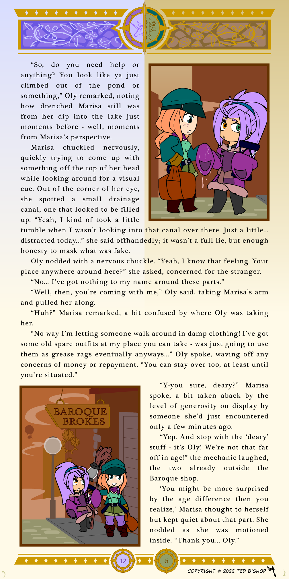 Unicorn/Mechanic – A Warm Place to Dry Off – Owl Quill