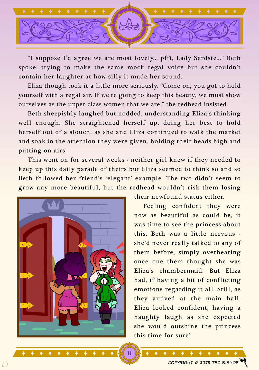 Another Princess Story – Showing Off to the Royals – Owl Quill