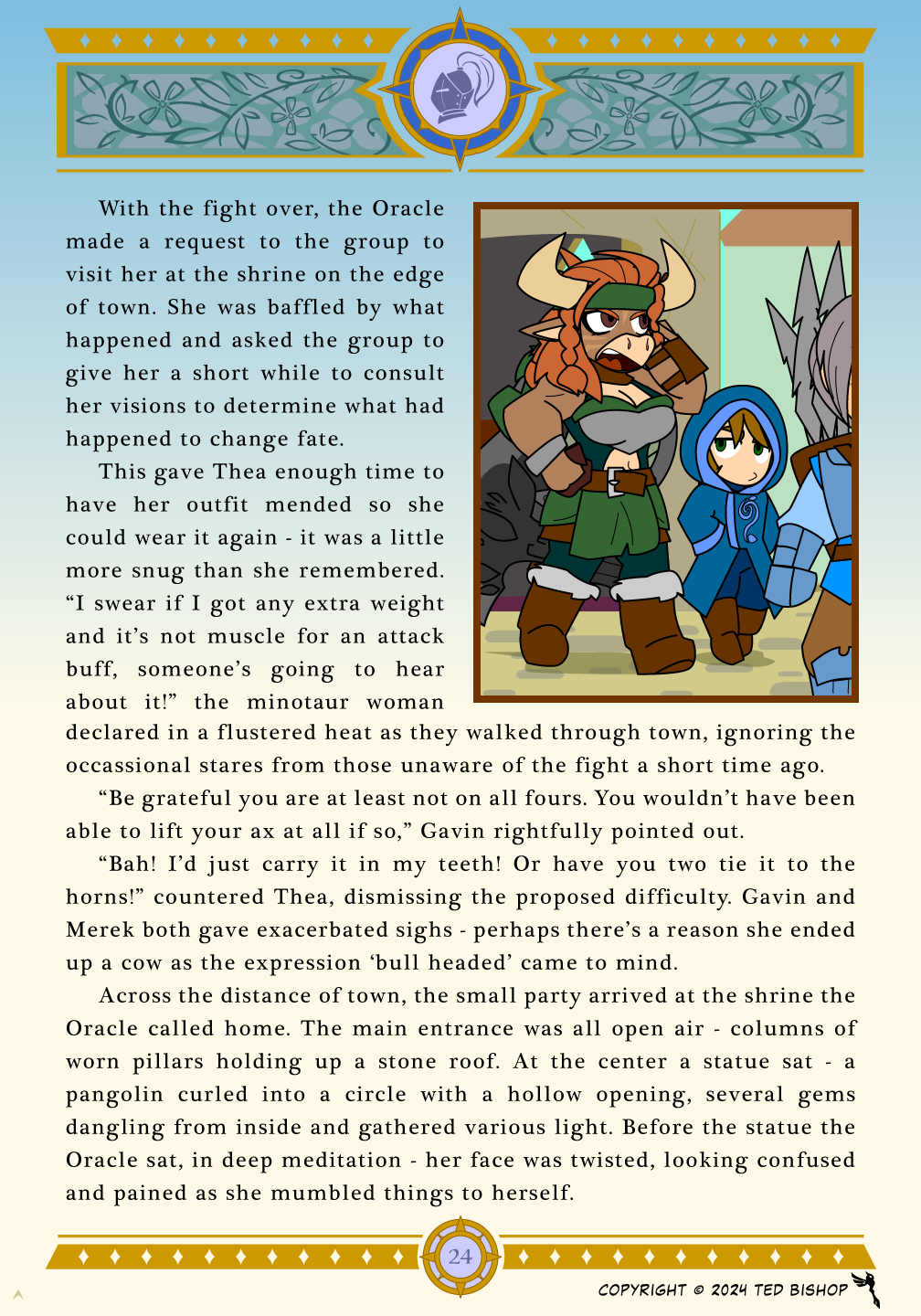 A Knight’s End – Horns and Questions – Owl Quill