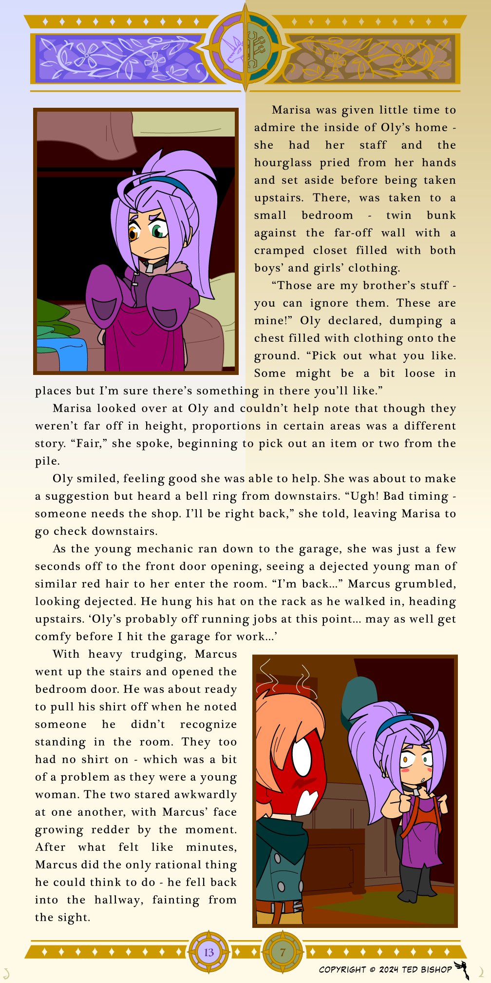 Unicorn/Mechanic – An Awkward Meeting – Owl Quill