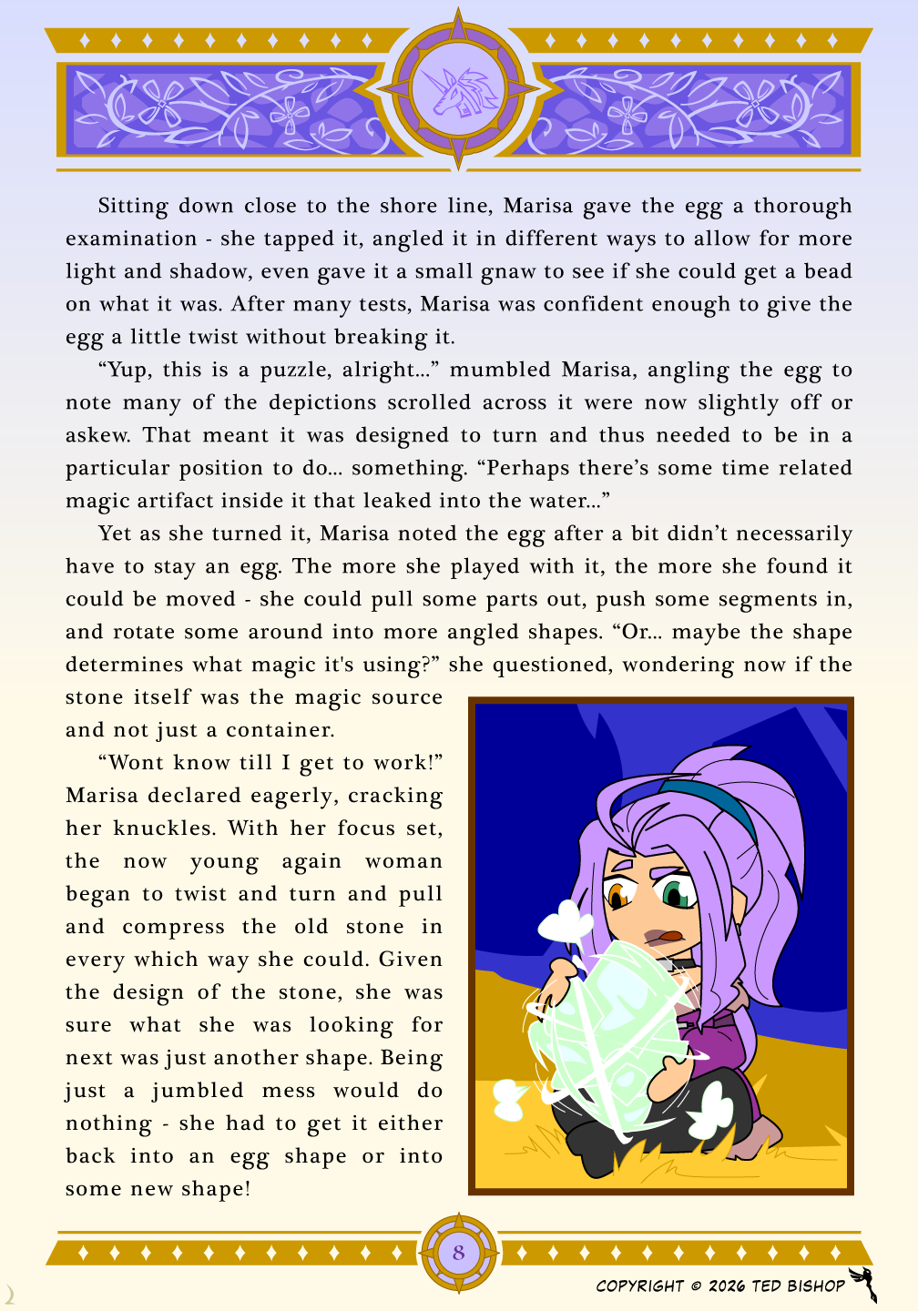 Unicorn Trail – Puzzled Be An Egg – Owl Quill